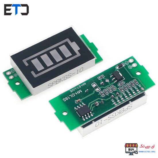 ماژول نمایشگر سطح شارژ باتری 1 تا 8 سل MH-DL18S